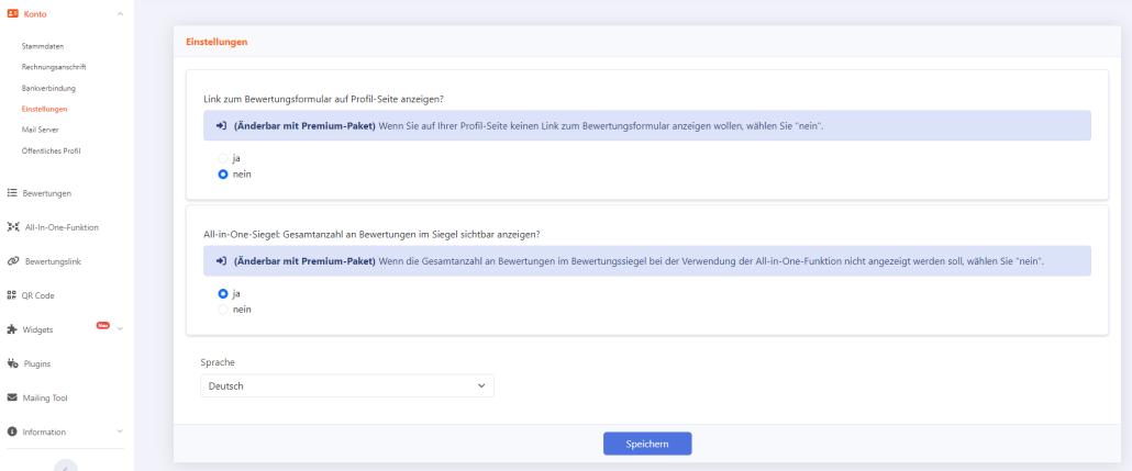 Anleitung: Einrichtung-Profil - AUSGEZEICHNET.org